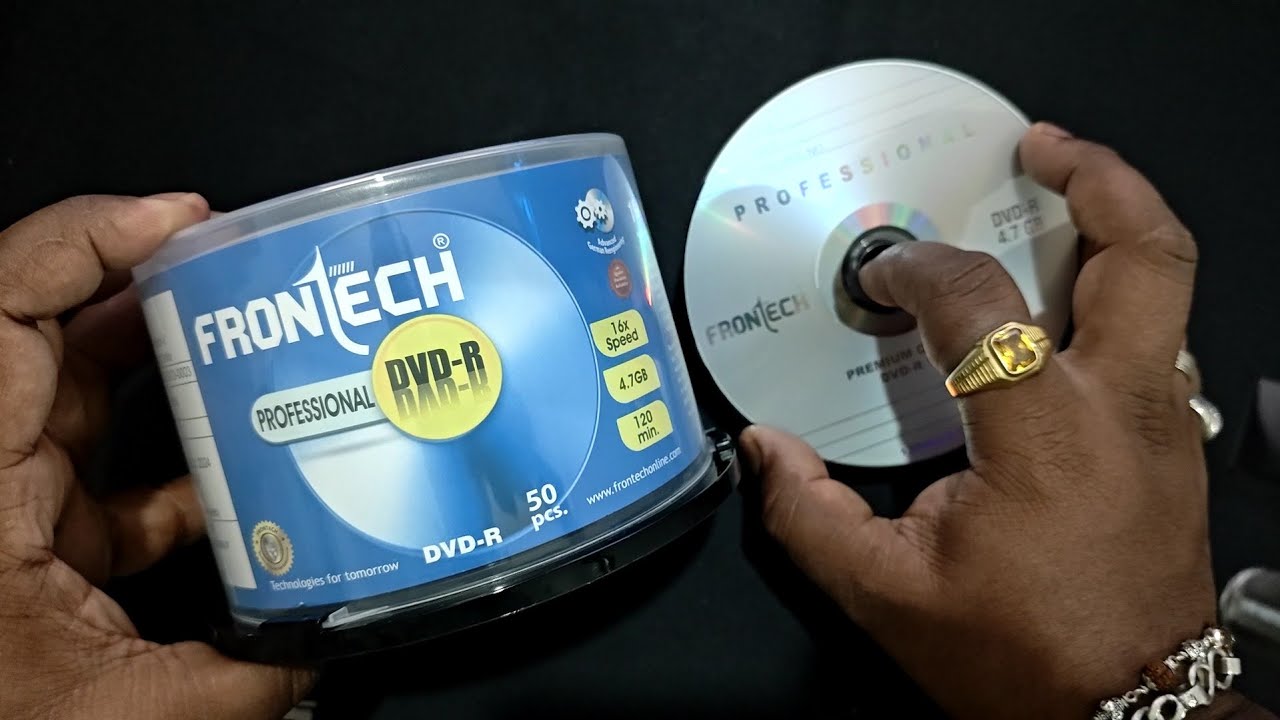 Frontech Blank DVD R 4 7 GB Unboxing | #dvd #dvdunboxing #unboxing ...