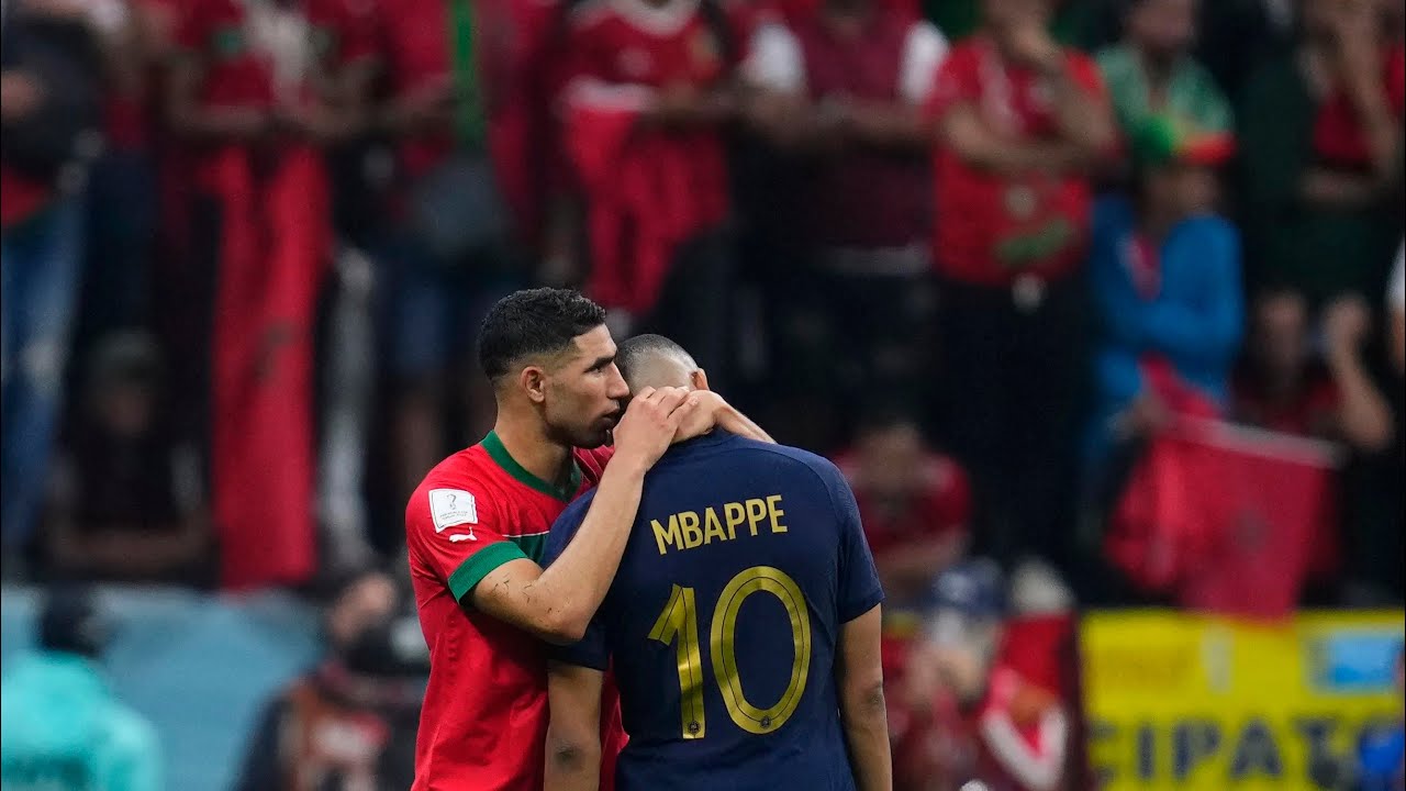 Kylian Mbappe Achraf Hakimi FRIENDSHIP ️ | FIFA WORLDCUP 2022 | MOROCCO ...
