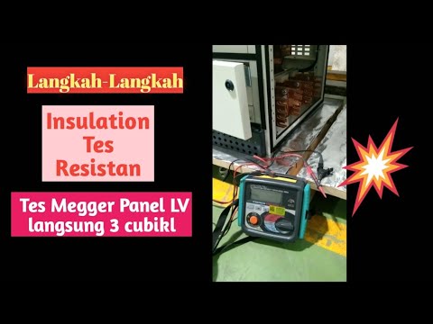 Tes Insulation Resistan Megger panel LV - YouTube