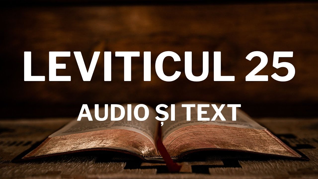 Lectură Biblică: Leviticul 25 - Verset cu Verset (Text și Audio) - YouTube