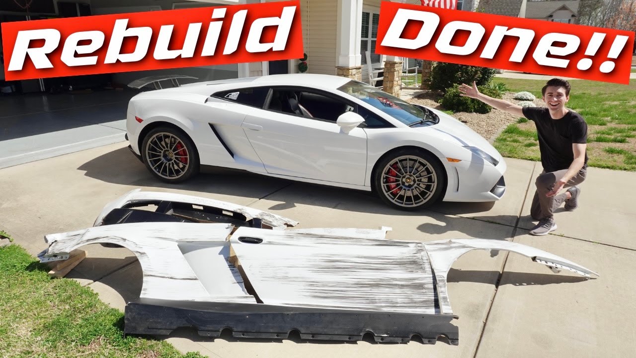 I Finished Rebuilding My Wrecked Lamborghini Gallardo!! Part 12 Finale ...
