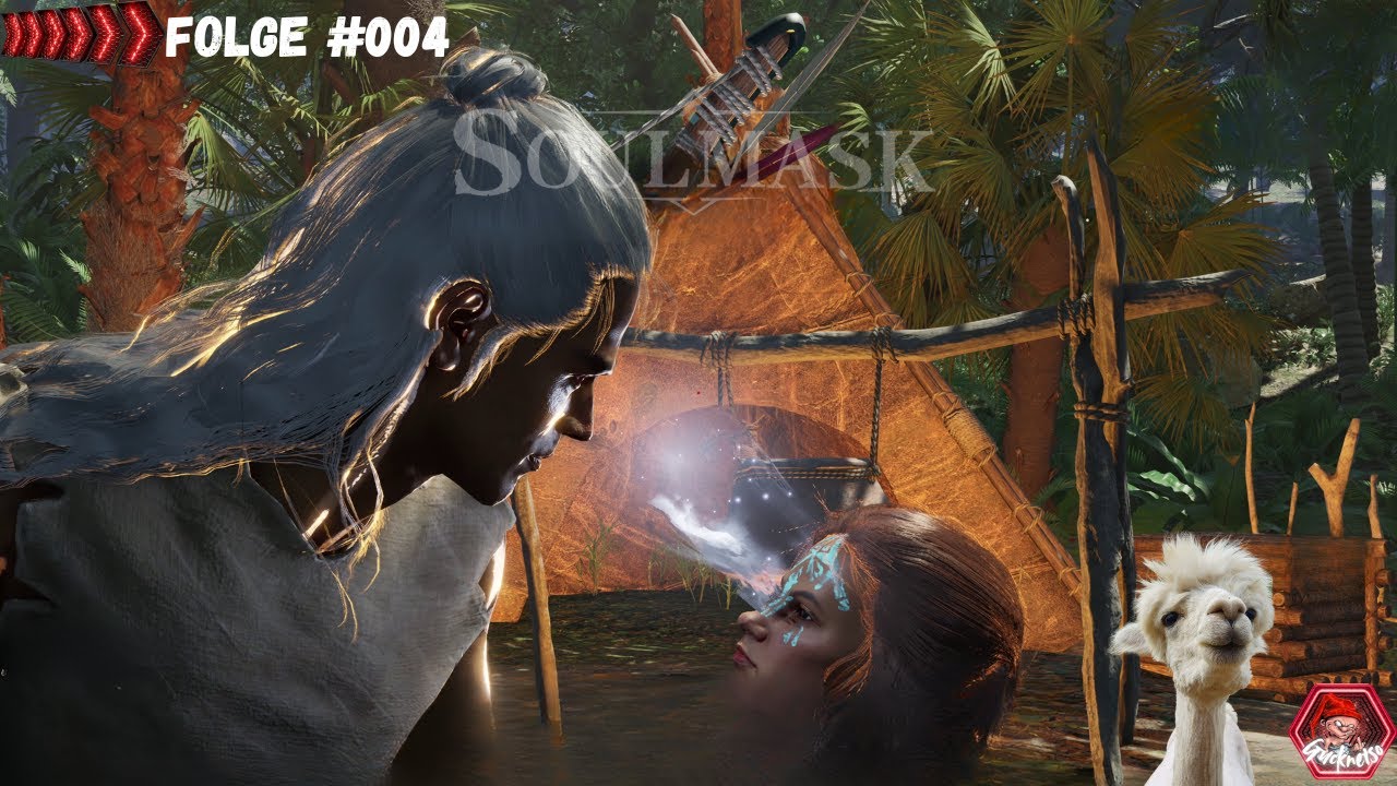 Soulmask 👹4K deutsch #004 Map erkunden, Alpaka und Späher gefunden ...