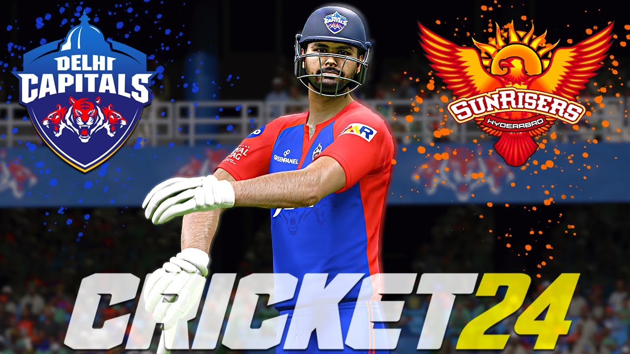 CRICKET 24 : IPL 2024 | Delhi Capitals Vs Sunrisers Hyderabad | Match ...