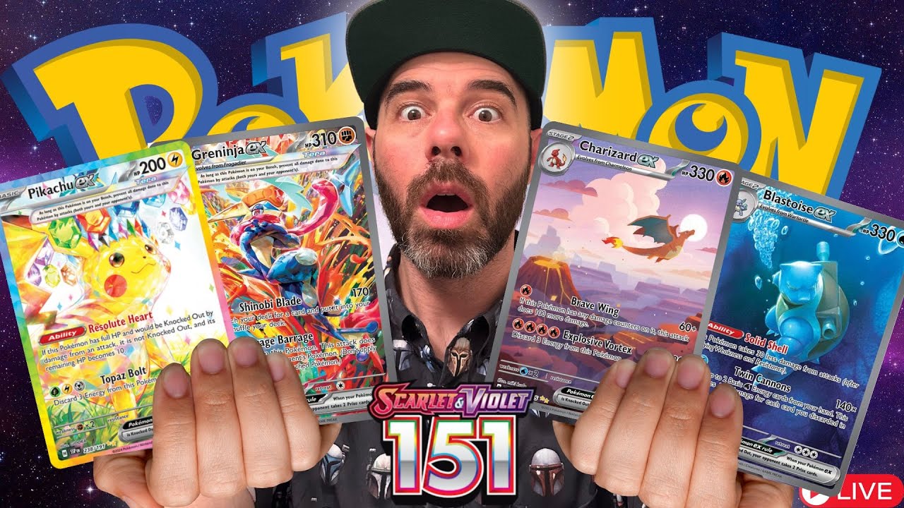 🔴Pokemon STORE OPENINGS + GIVEAWAYS LIVE! Watch and Win Now! 151 and ...