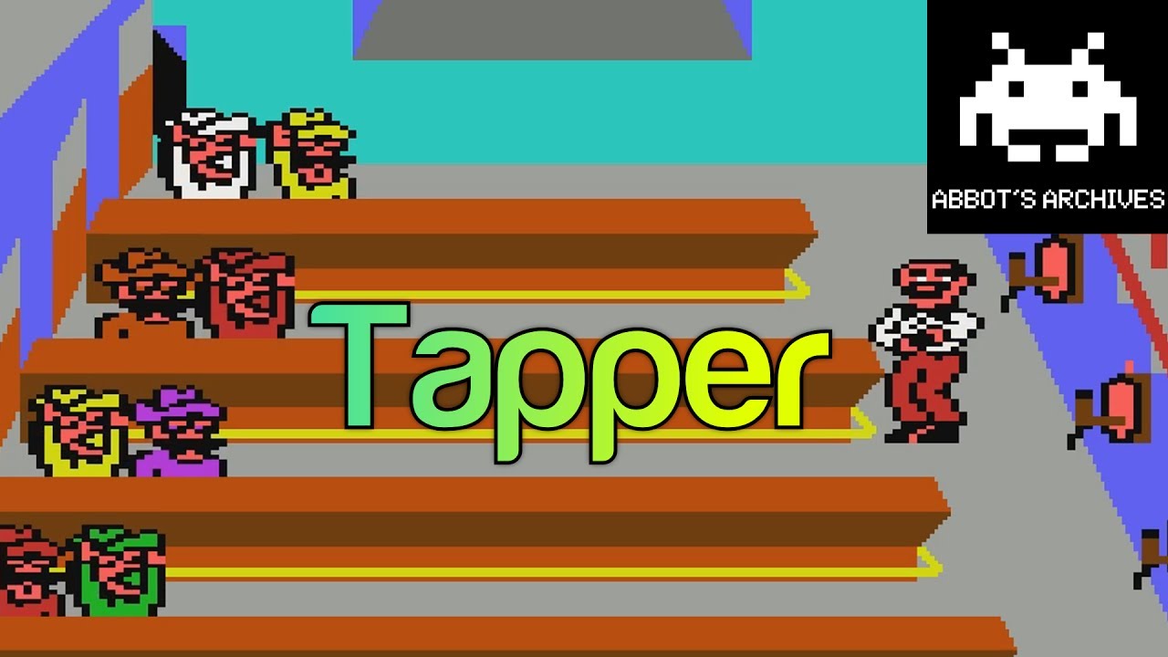 Tapper - Commodore 64 (C64) (with commentary) - YouTube