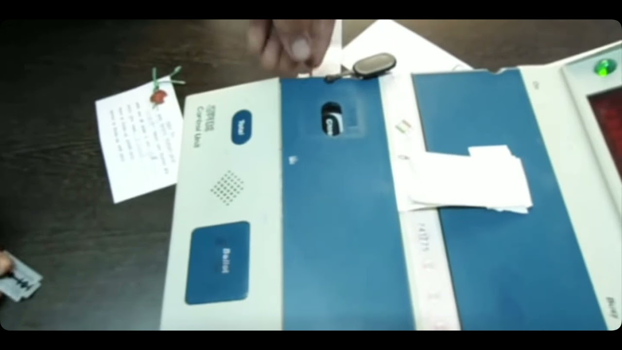 #How to counting vote from EVM - YouTube
