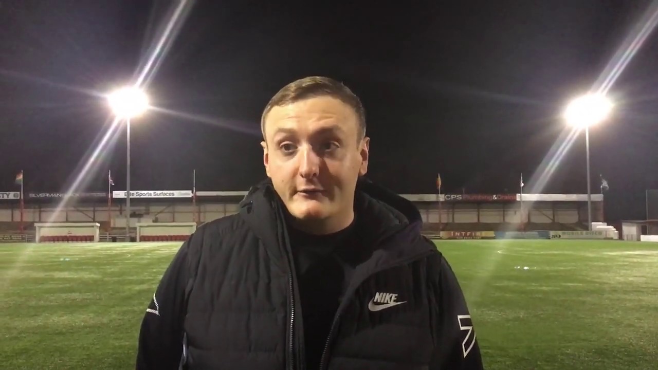 George Christou - Post Match - Carshalton - YouTube