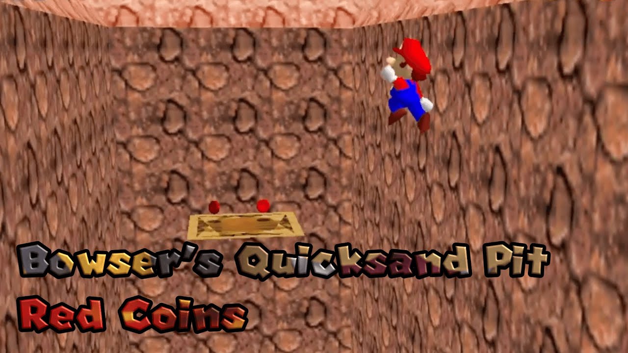 Super Mario 74 Extreme Edition: Bowser's Quicksand Pit - Red Coins ...