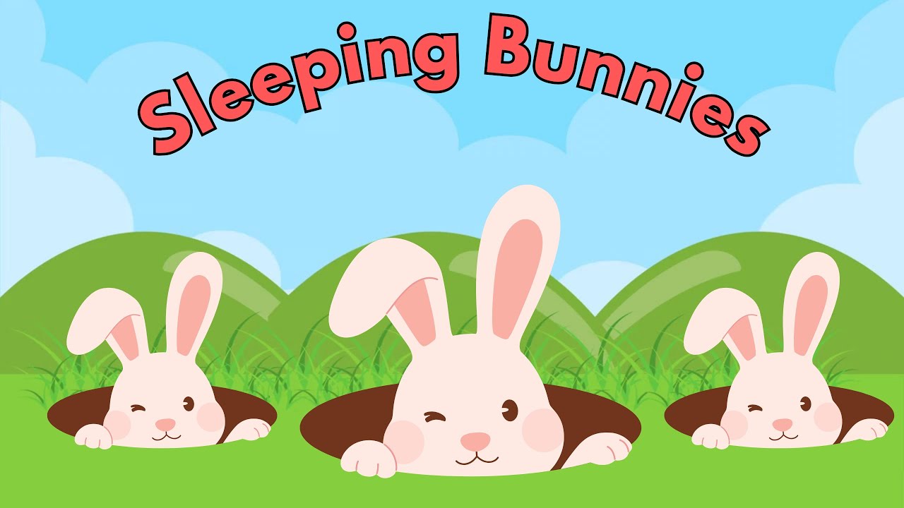 Hop Little Bunnies - Sleeping Bunnies Song for Kids - Sing, Jump, and ...