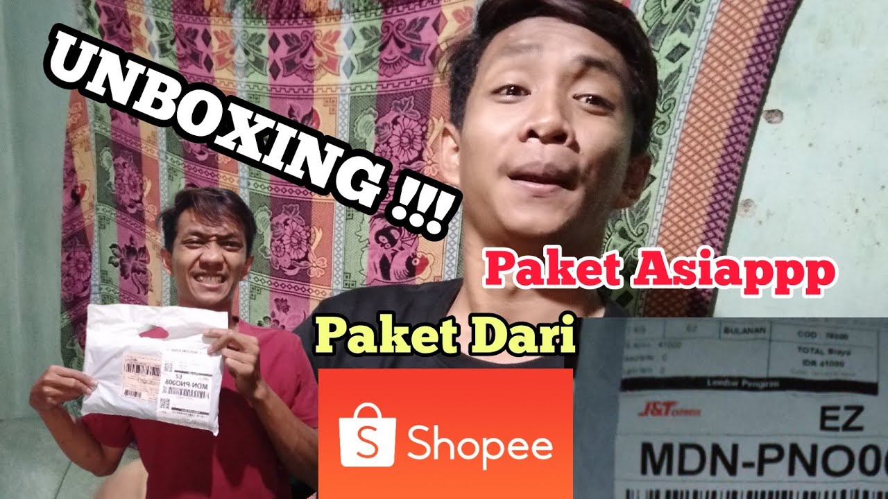 Unboxing Sesuatu Dari Shopee Cod Apa Ya ??? - YouTube
