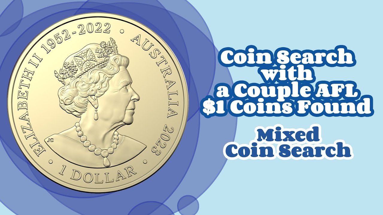 Coin Search with a Couple AFL $1 Coins Found (Mixed Coin Search) - YouTube