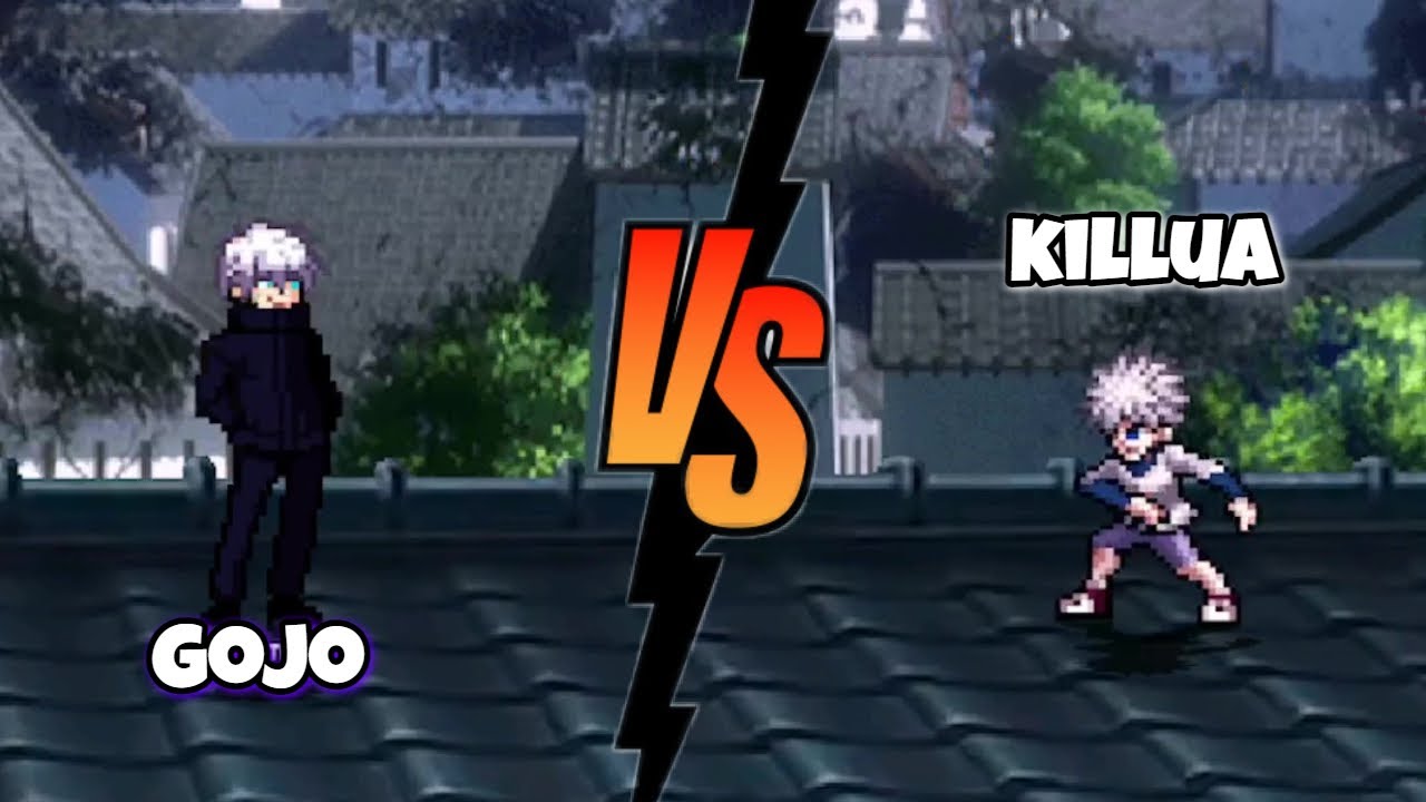 Gojo Vs Killua jujutsu kaisen x hunter x hunter fights / mugen - YouTube