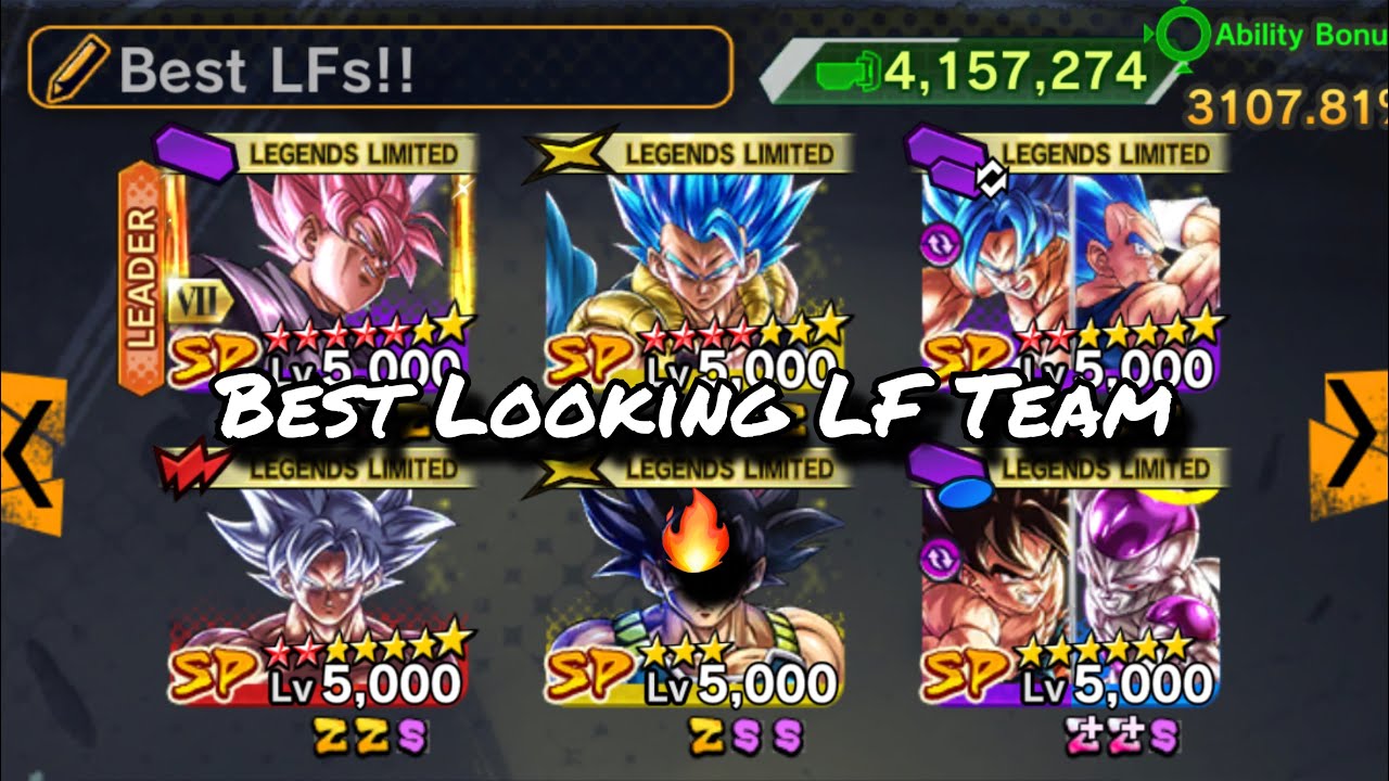 Using the *BEST LOOKING* LF Team in Dragon Ball Legends!!! 😎🔥 - YouTube
