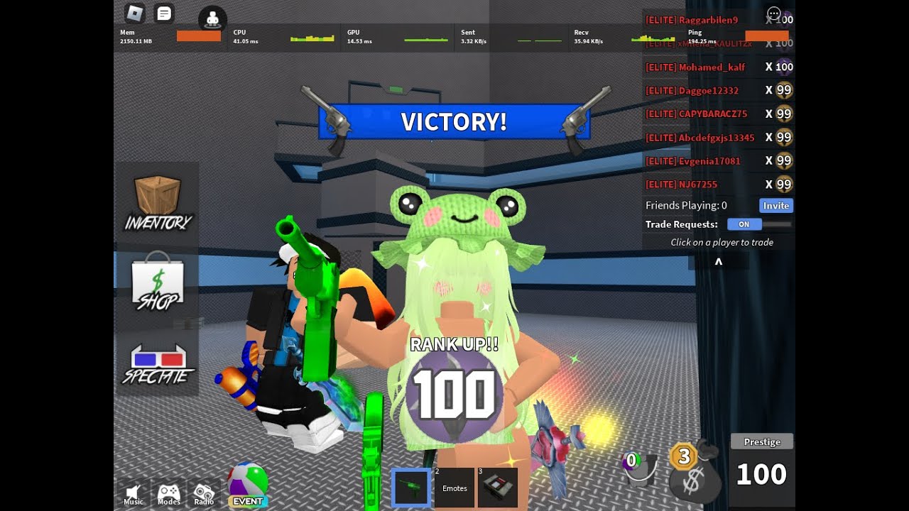 mm2 trickshot as moe - YouTube