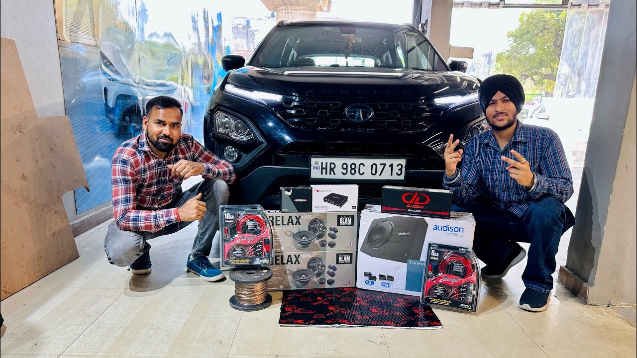 Tata harrier modified 2023 | tata harrier audio setup install First In ...