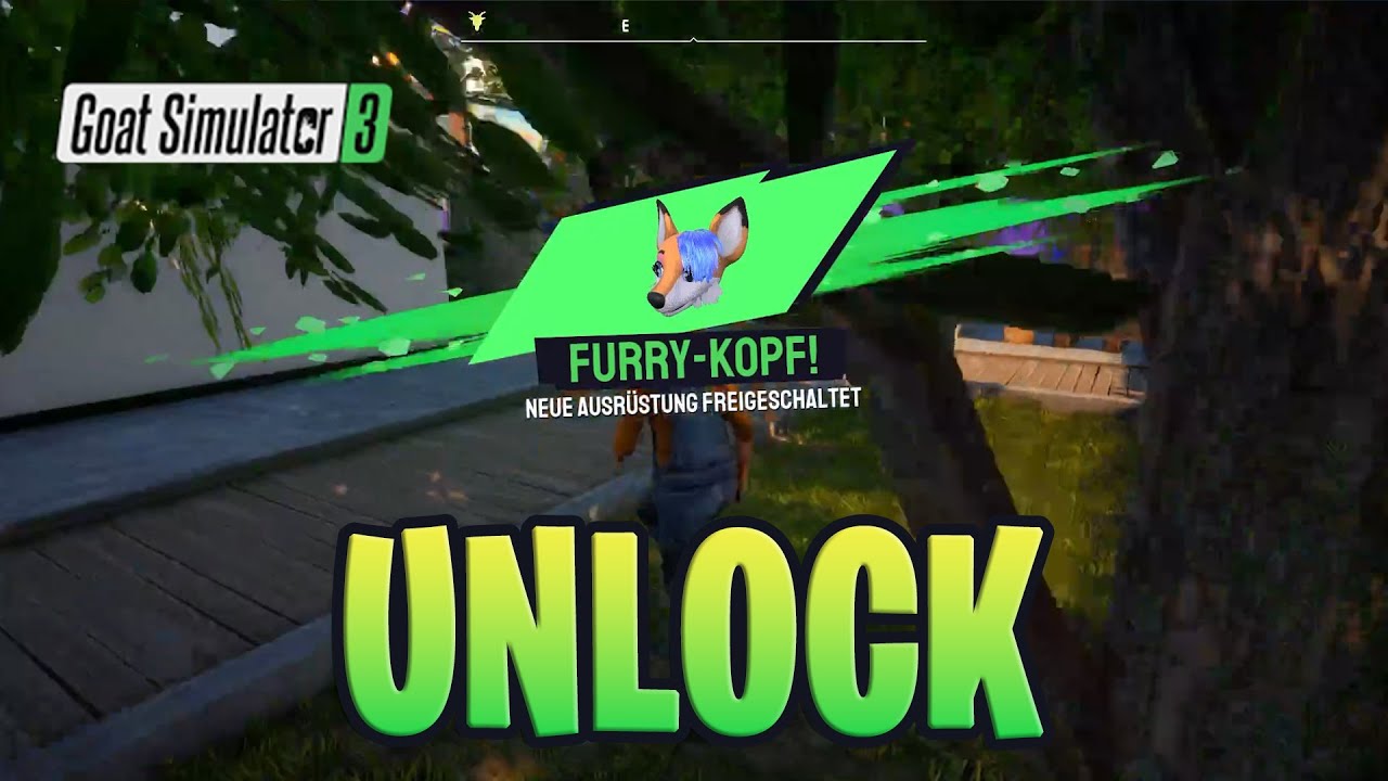 Easy and quick FURRY-HEAD UNLOCK | Goat Simulator 3 - YouTube