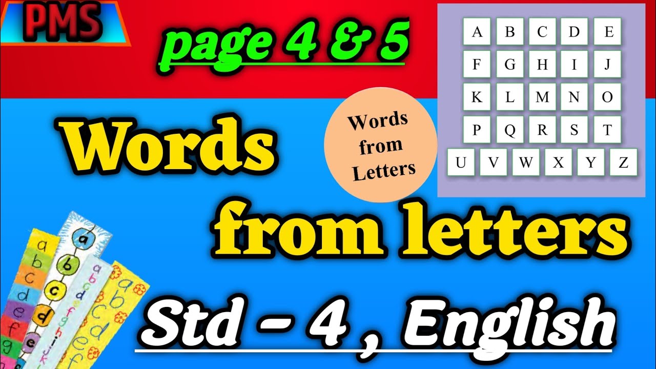 words-from-letters-4th-std-4-5-page-class-4-english-youtube