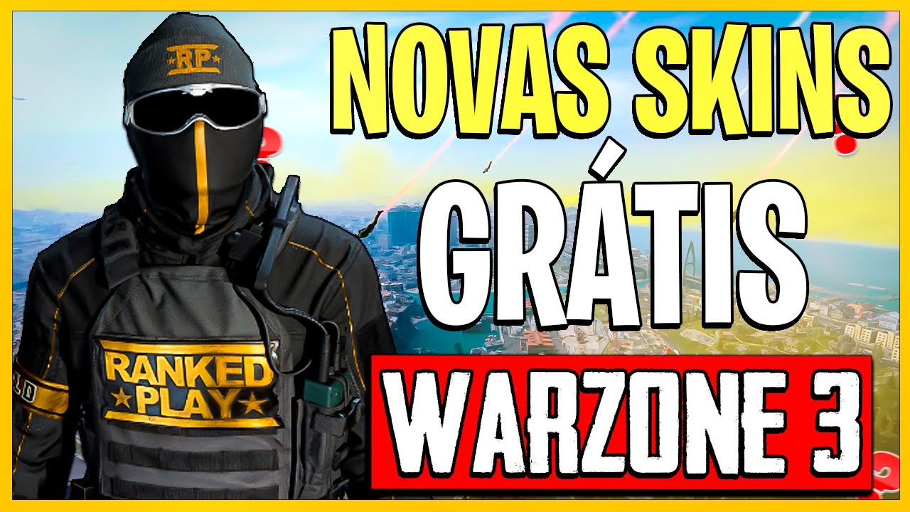 NOVAS SKINS GRÁTIS WARZONE 3 E MODERN WARFARE 3! SKINS ESPECIAIS ...