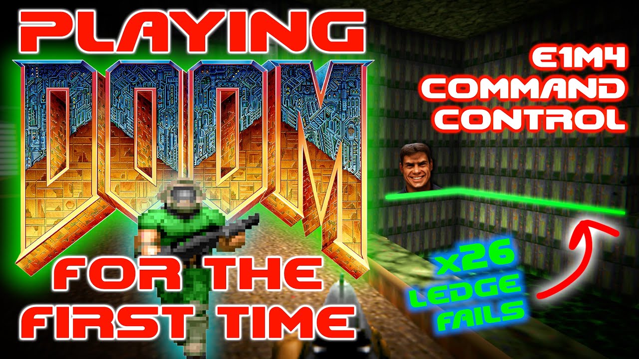 DOOM | E1M4 - Command Control | Learning the ledge jump - YouTube
