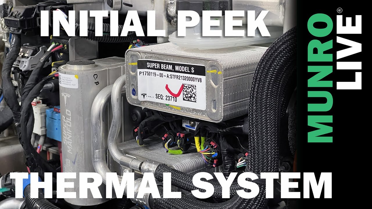 Initial Peek at the Tesla Model S Plaid Thermal System - YouTube