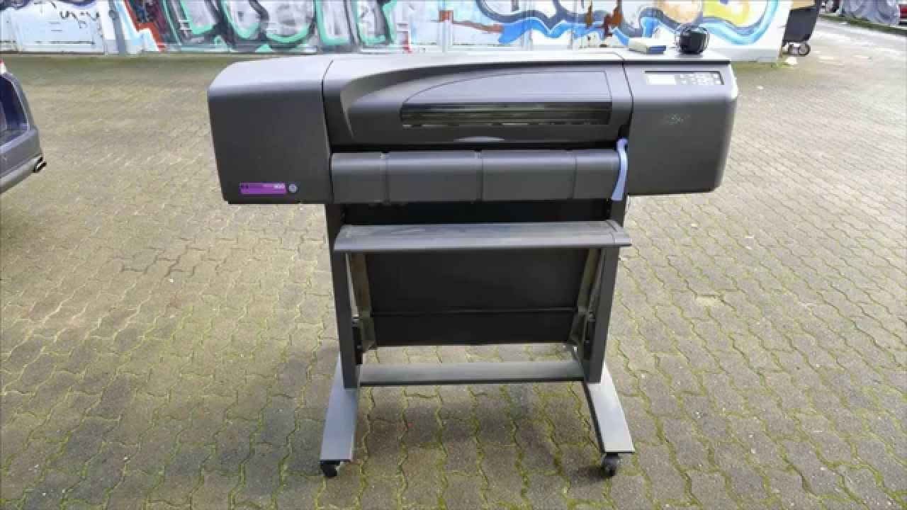 hp hewlett packard designjet 800 - YouTube