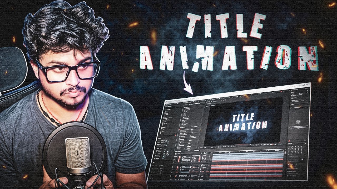 how to TITLE ANIMATION - YouTube