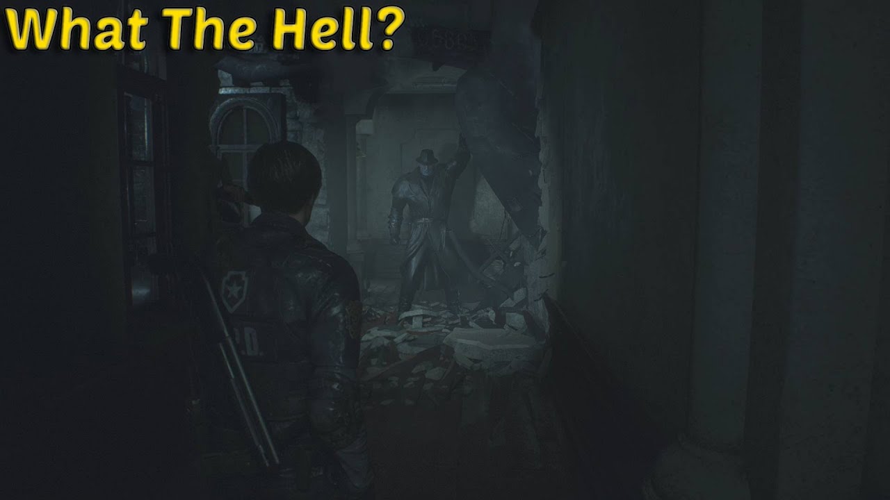 WHAT THE HELL IS THAT?!! | Resident Evil 2 Part 2 - YouTube