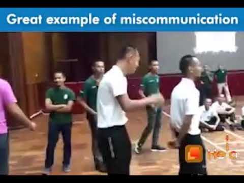 The example of miscommunication - YouTube