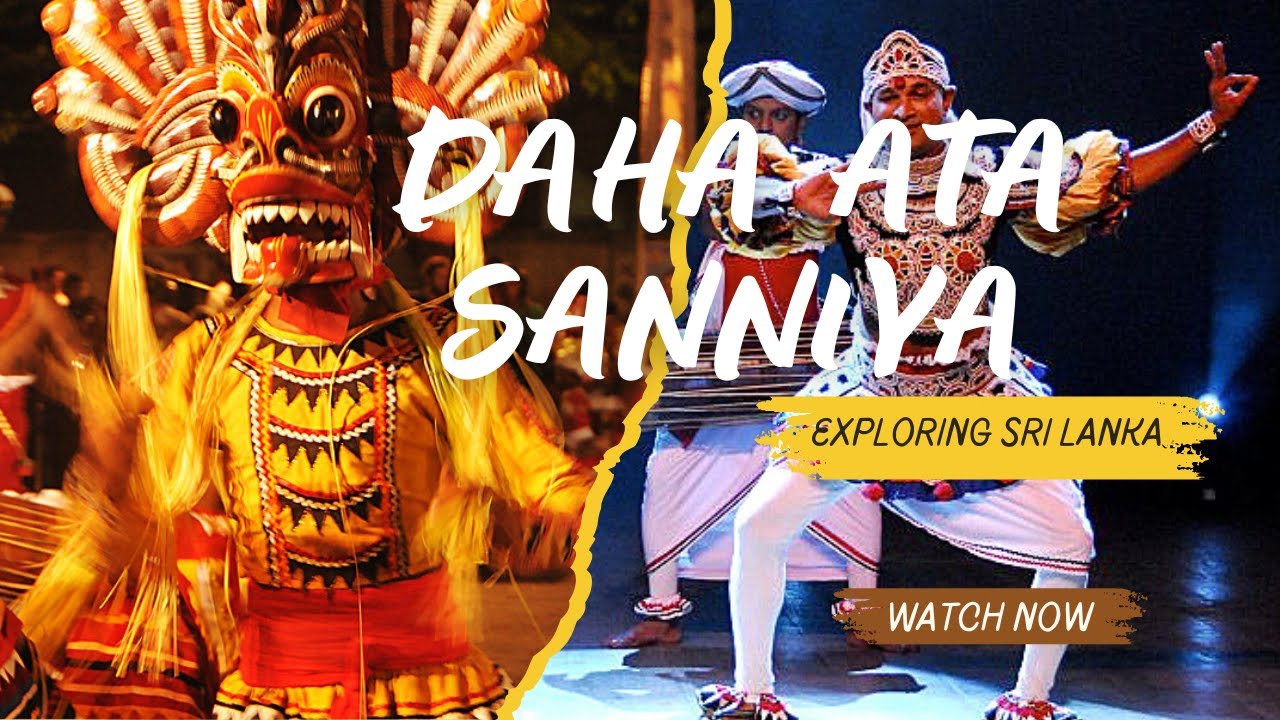 Daha Ata Sanniya | Sri Lankan Traditional Dance 👹️👺 - YouTube