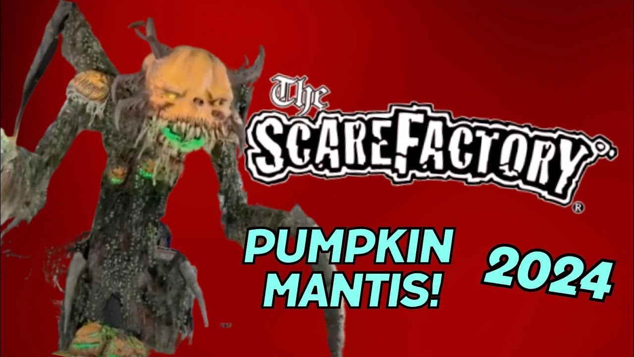 Scarefactory NEW FOR 2024 Mutant Pumpkin Monster Animatronic Demo - YouTube