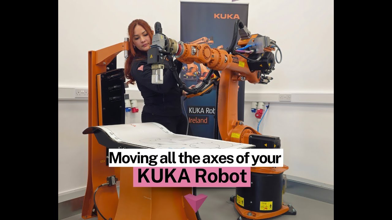 Moving all the Axes of your KUKA robot! - YouTube