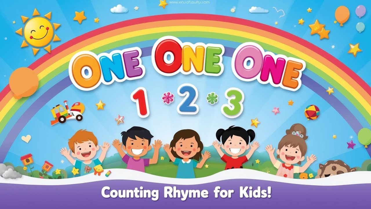 One One One | Fun Counting Rhyme for Kids | Learn Numbers with Music ...