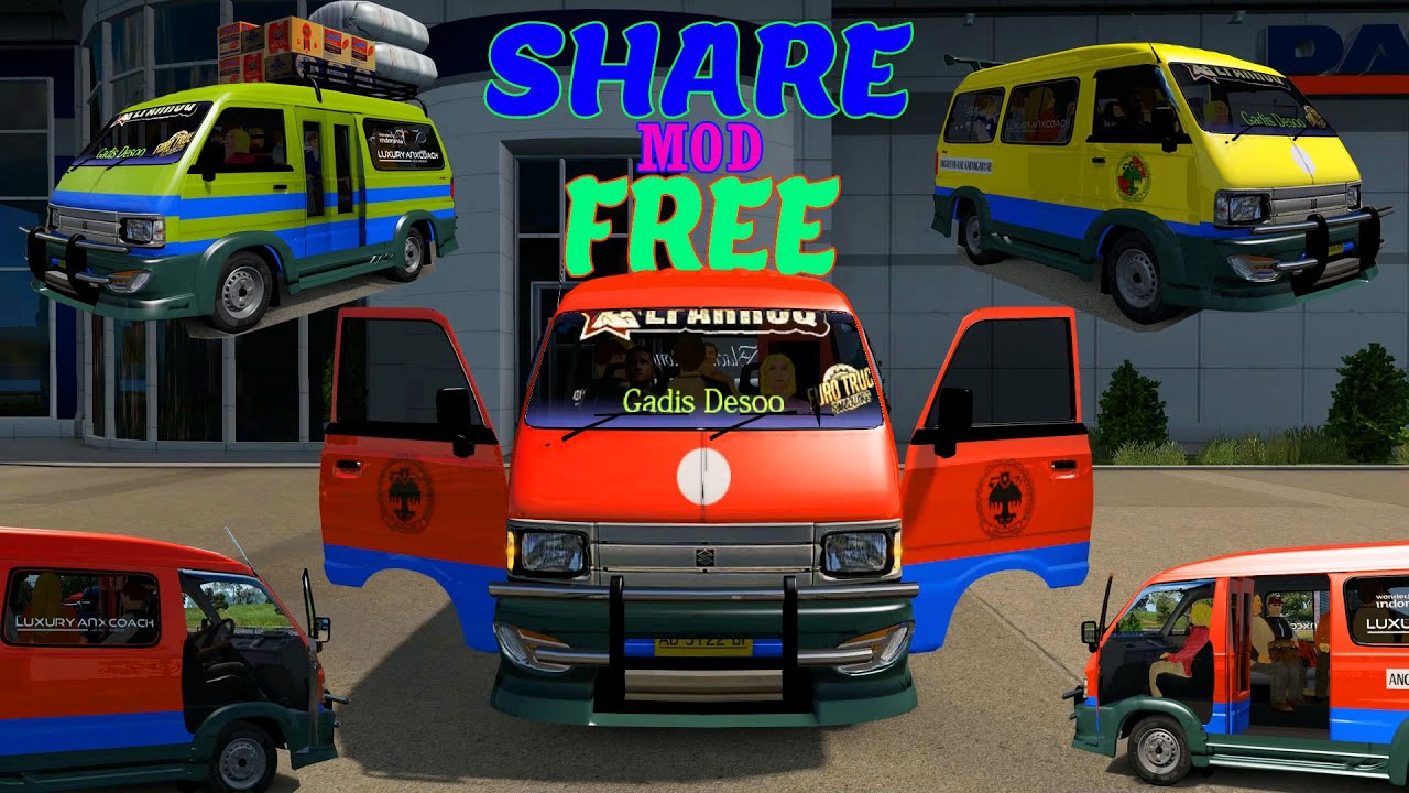 [SHARE] Mod Angkot v2 yang Keren & Detail For 1.37 up FREE - YouTube
