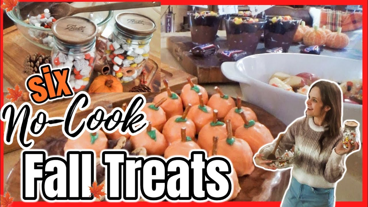6 No-Cook Fall Recipes to make when you need something quick! 🍁 Autumn ...
