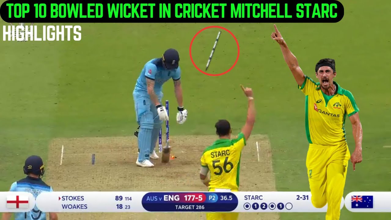 TOP 10 MICTHELL STARC BOWLED WICKET IN HIS CAREER || STARC YORKER ...