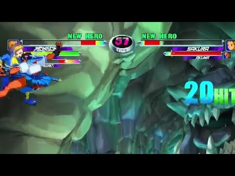 MVC2: Sakura Infinite and Comeback by AEIOwnU_007! (Stream Highlights ...