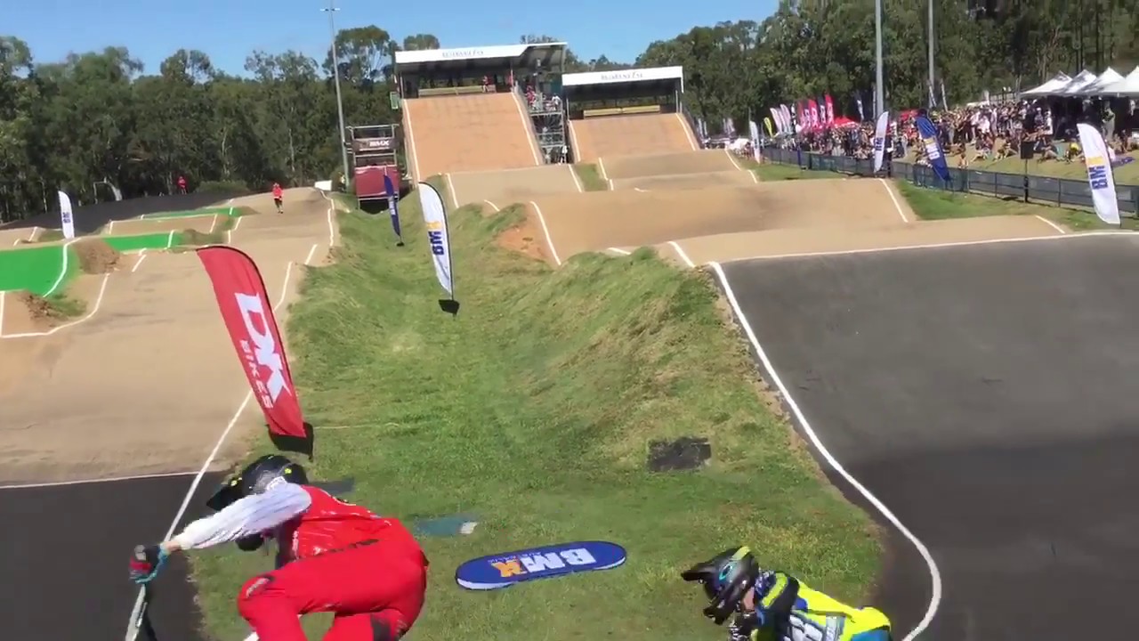 BACKFLIP IN BMX RACE - YouTube