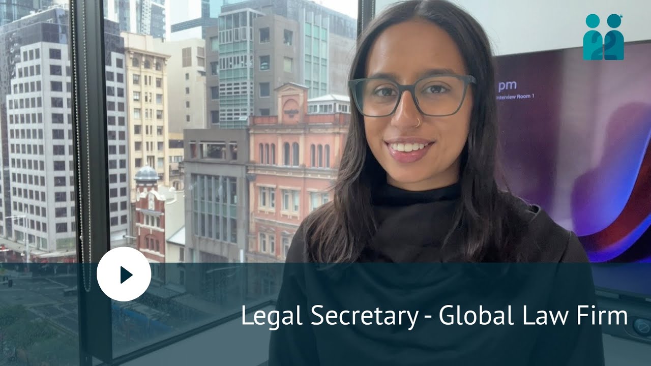 Legal Secretary - Global Law Firm - YouTube