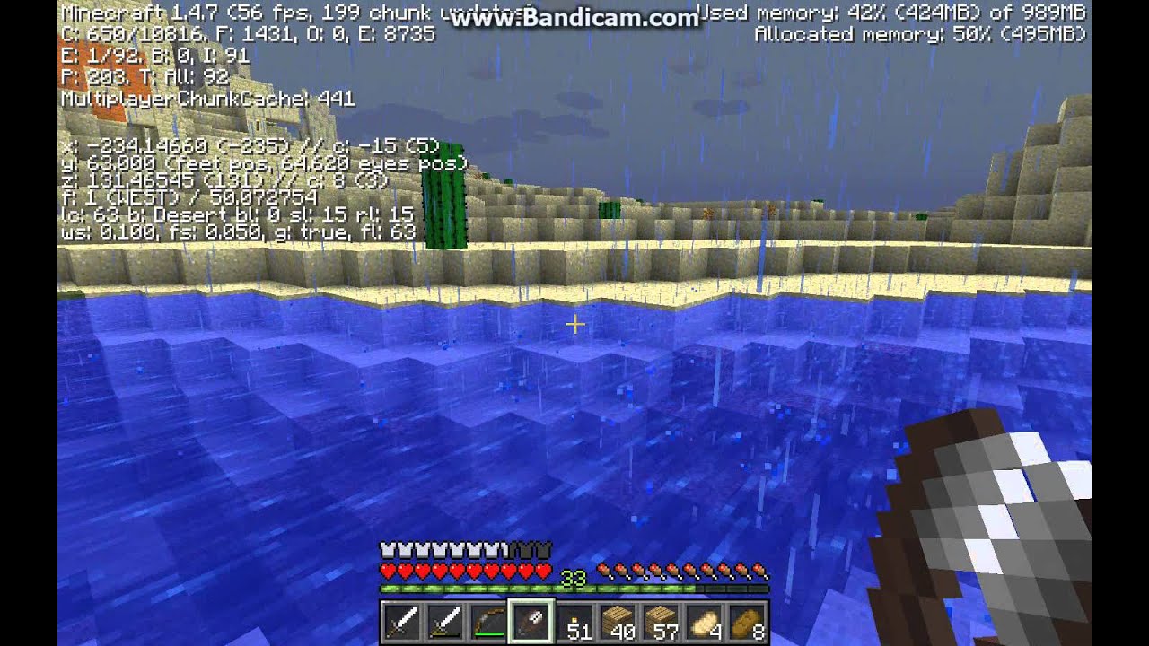 Weird weather in Minecraft - YouTube