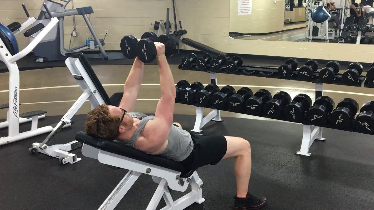 Incline Dumbbell Flyes - YouTube