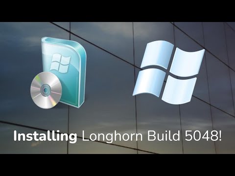 Installing Windows Longhorn Build 5048 in 2022! - YouTube