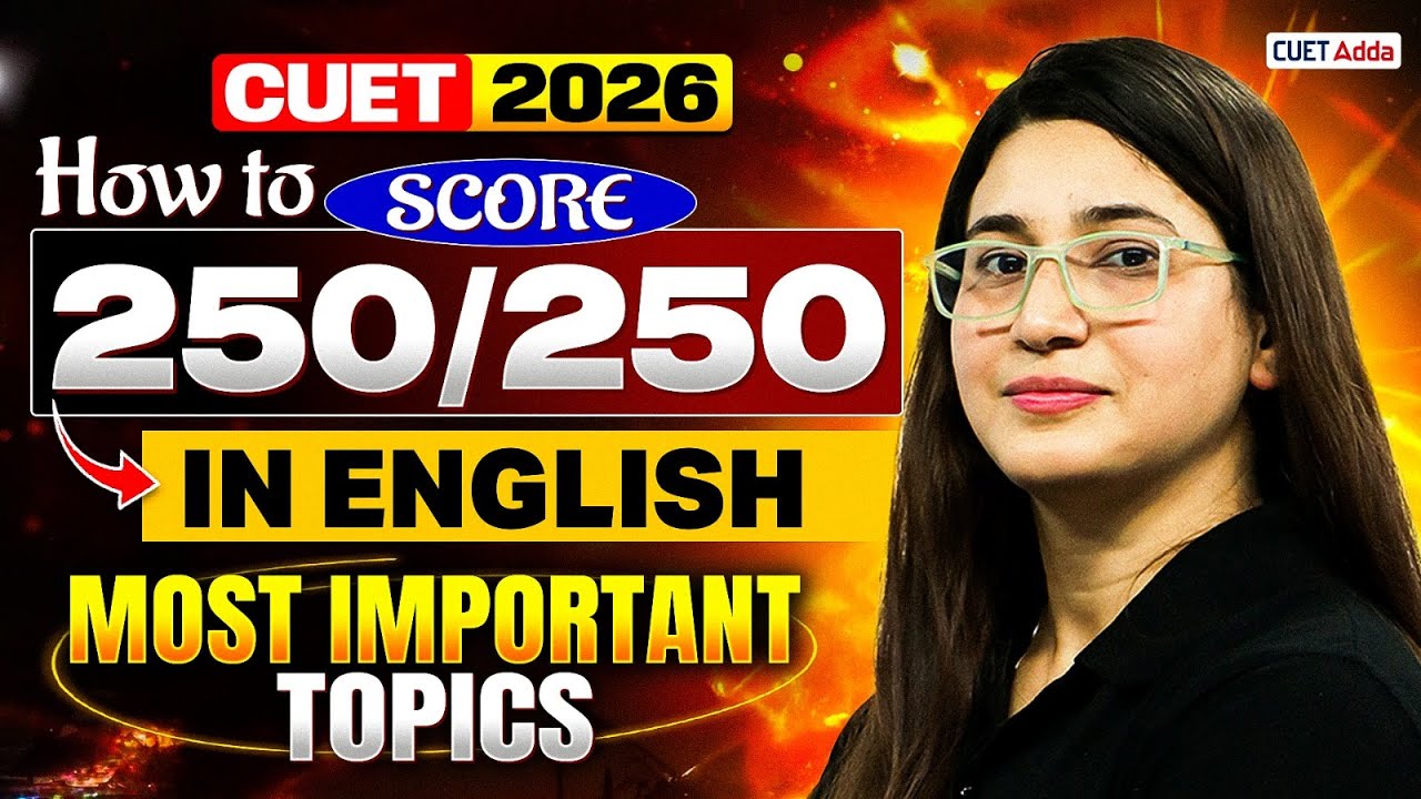 CUET 2026: How to Score 250/250 in English Language 📚 | Most Important ...
