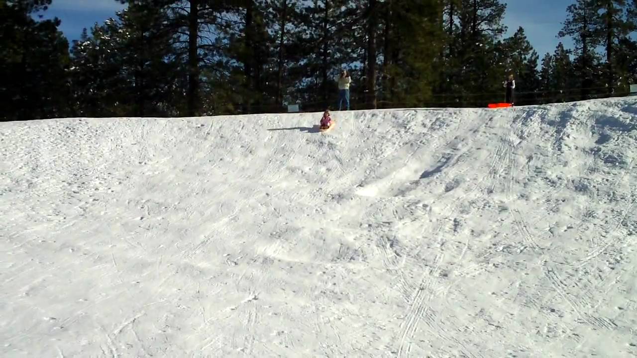 Wing Mountain Snow Play Area - Small Hill - YouTube
