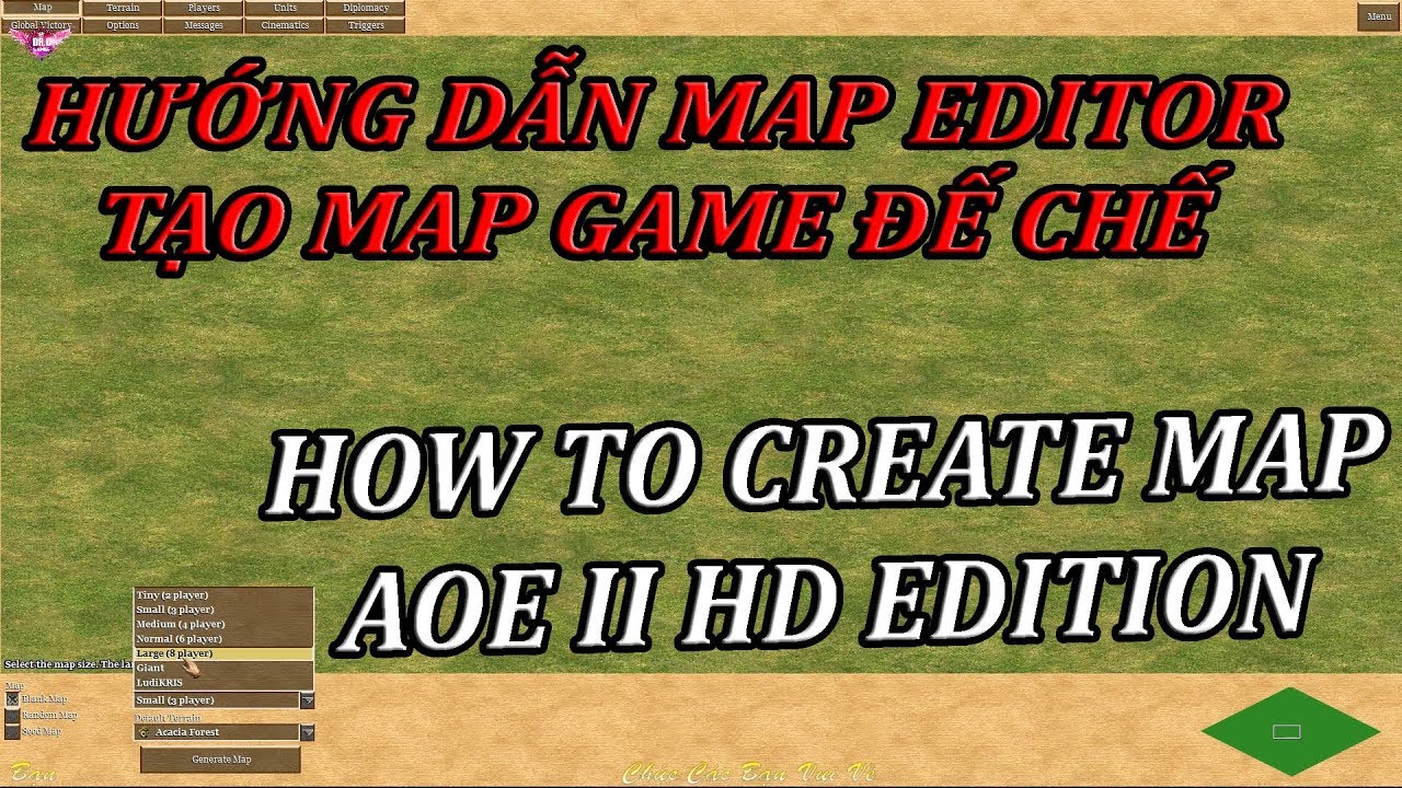 How To Create Map Editor Age Of Empires II HD Edition | Hướng Dẫn Tạo ...