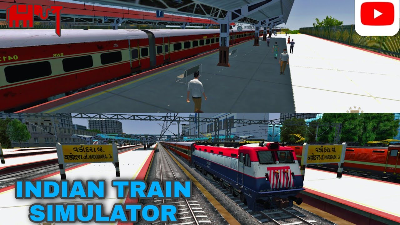 Surat Ahmedabad local passenger train || train simulator gameplay ...