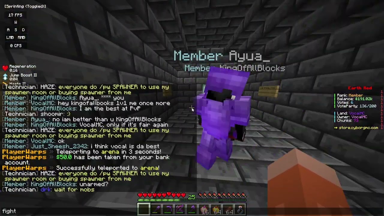 hacker in cyborgmc earth server of camman18 - YouTube