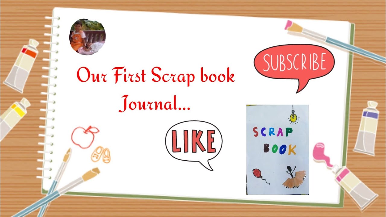 Our first Scrap book Journal ️ - YouTube