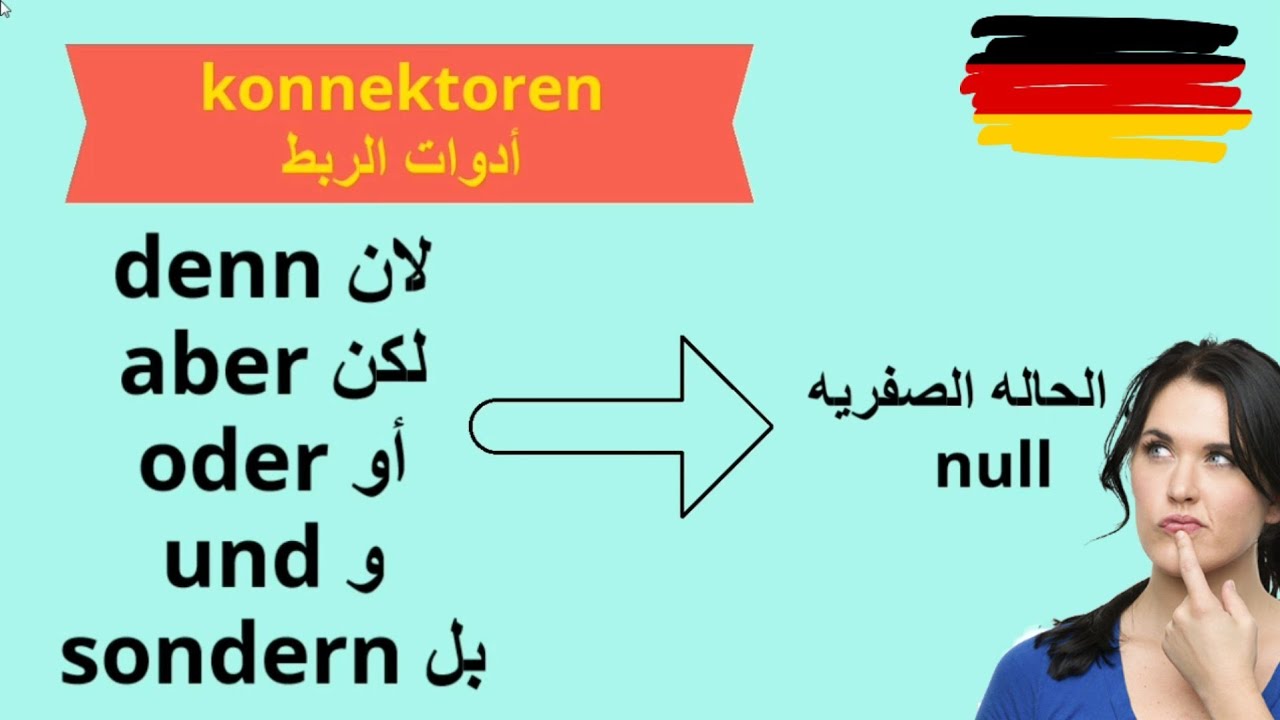 ادوات الربط في اللغه الالمانيه denn,aber,oder,und,sondern بسهوله - YouTube