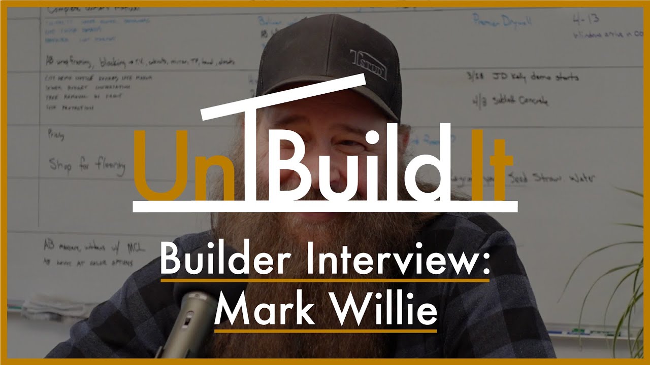 Builder Interview Series: Mark Willie - The nicest building ...
