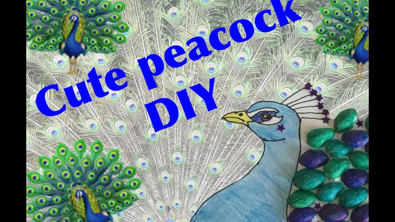 Peacock crafts out of Pistachio shells! - YouTube